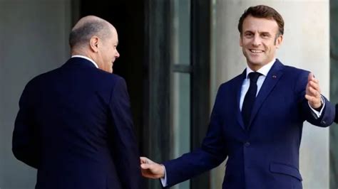 Закляті друзі Як Макрон і Шольц намагаються врятувати союз Німеччини та Франції Bbc News Україна