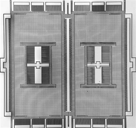 Sem Image Of Fabricated Anti Phase 2 Dof Sense Mode Gyroscope Download Scientific Diagram