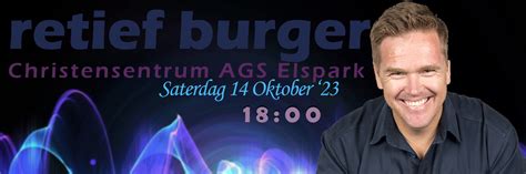 Book tickets for Retief Burger