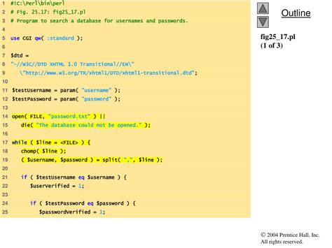 Ppt Chapter 25 Perl And Cgi Common Gateway Interface Powerpoint