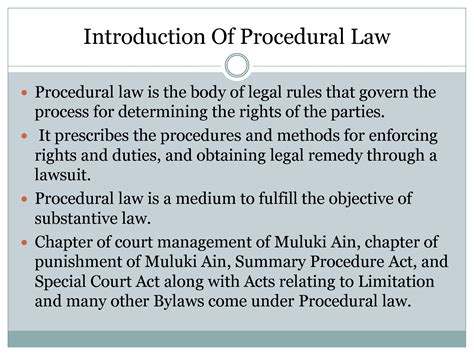 What Is The Difference Between Procedural And Substantive Law At Hunter