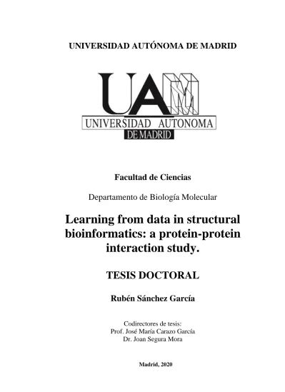 Data Science For The Structural Prediction Of Protein Protein Interactions