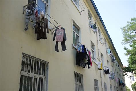 Hanging Clothing At Dormitories In China Isidors Fugue
