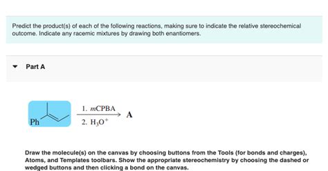 Solved Predict The Product S Of Each Of The Following