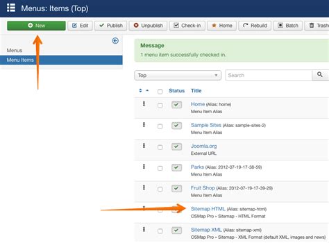 How To Hide Menu Titles From The Sitemap Joomlashack