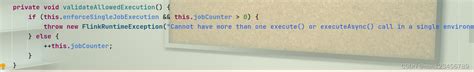 Flink 提交任务报cannot Have More Than One Execute Or Executeasync Call
