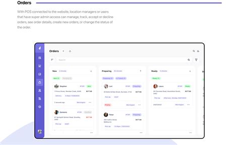pos b2b web app ui ux design on behance