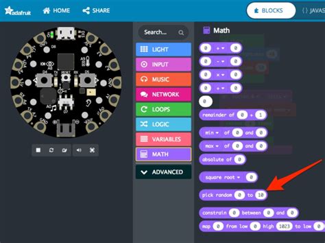 Code With Makecode Circuit Playground Express Spinner Game In