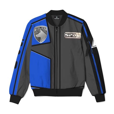 Power Rangers Spd Blue Uniform Bomber All Day Tee