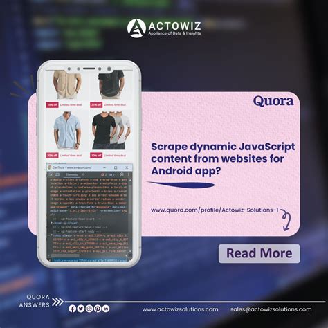 Actowiz Solutions On Linkedin Androidapp Webscraping Mobileappdatascraping Webcrawling…