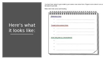 IGCSE ESL Note Taking By Cristina Nunes Teachers Pay Teachers