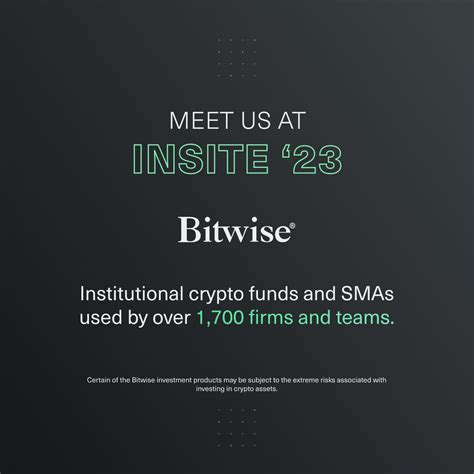 Bitwise Asset Management On Linkedin Advisor Resources
