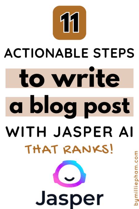 11 Steps To Write Blog Post With Jasper Ai 2024 Edition