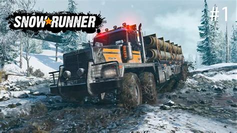 Прохождение SnowRunner первый взгляд - YouTube