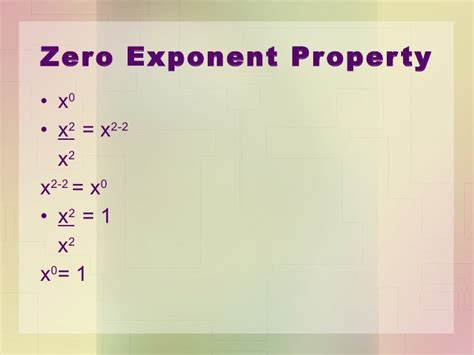 Zero Property Examples