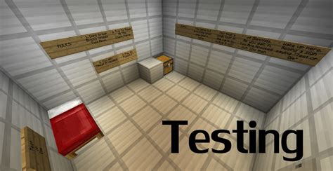 Testing Minecraft Map