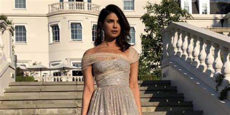Priyanka Chopra Looks Stunning At The Royal Couple S Wedding Reception