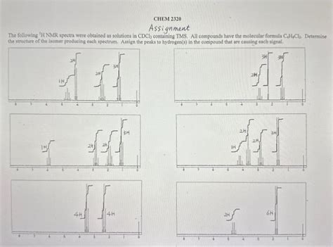 Solved Please Determine The Structure And Assign Hydrogens Chegg