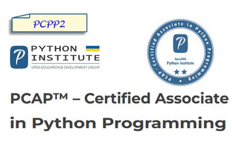 Pcpp2™ Professionnel Certifié En Programmation Python Niveau 2 Examen Pcpp 32 20x Très Facile