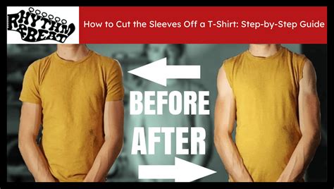 How To Cut The Sleeves Off A T Shirt Step By Step Guide Rhythm And Beat