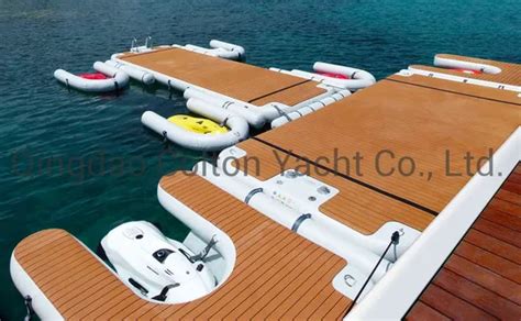 Aqua Floating Pontoon Dock Swim Platform Inflatable Floating Dock Floating Dock And Swim Platform