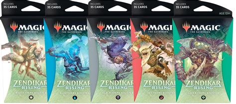 Magic Zendikar Rising Theme Booster Margt Og Mikið