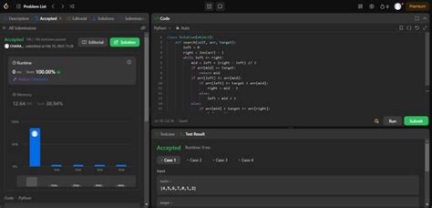 100daysofleetcode Binarysearch Problemsolving Codingchallenge
