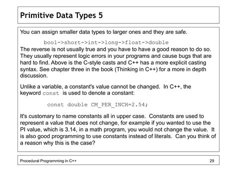 Intro To Prog C Ppt