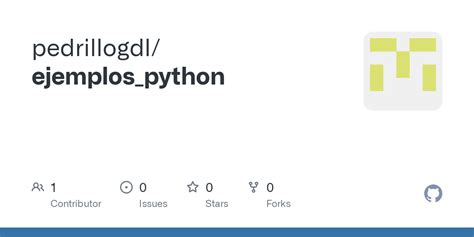 GitHub Pedrillogdl Ejemplos Python