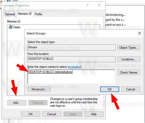 Add Or Remove User From Group In Windows