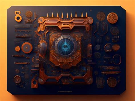 Premium Ai Image Electronic Cicuit Board Technology Background