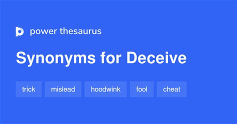 Deceive Synonyms 2 660 Similar Words And Phrases