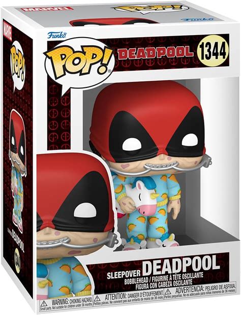 Funko Pop Marvel Deadpool Sleepover Deadpool Amazonca Toys And Games