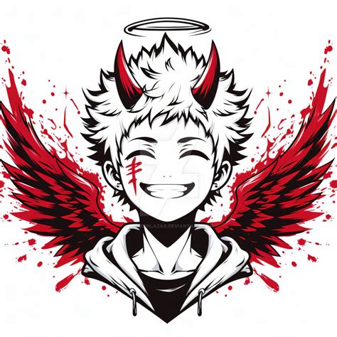 Anime Angel Demon Boy 6 By Punkerlazar On Deviantart