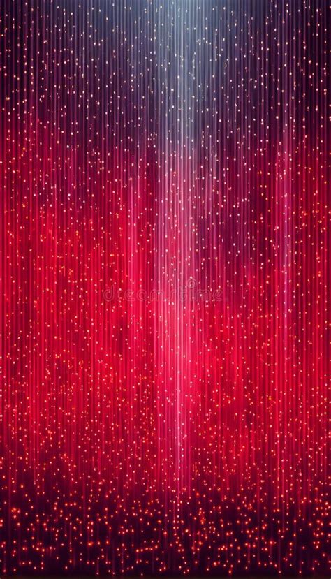 Abstract Animation Of Binary Code Cascading Down Like Digital Rain Stock Illustration