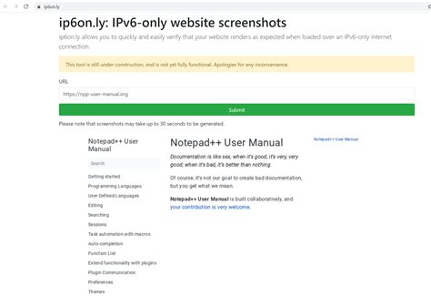 Npp User Shows An Empty Page If Accessed With Ipv6 · Issue
