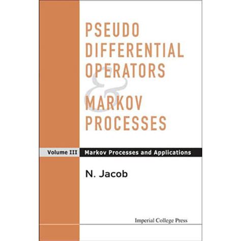 Pseudo Differential Operators And Markov Processes Vol3 Martinsfontespaulista