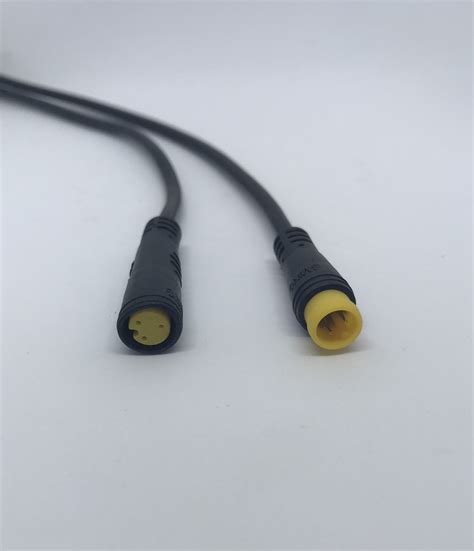 3 Pin Yellow Sensor Extension Cable 1m Powabyke