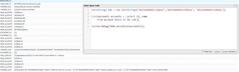 Soql In Operator In Salesforce Brian Cline