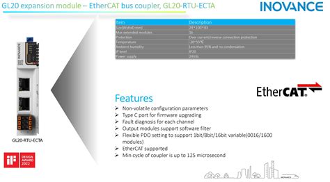 Ge20 And Gl20 I O For Easy Series Plc Ideatech Engineering Inovance Lhp Belden Hikrobot Glec