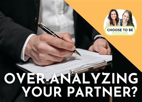 Are You Over Analyzing Your Partner After Betrayal Choose Recovery