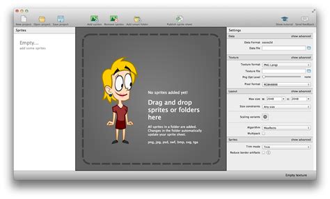 create spritesheet for cocos2d x using with texturepacker js