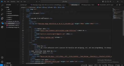 Completed My Second Project Using Html Anjeet Singh Posted On The Topic Linkedin