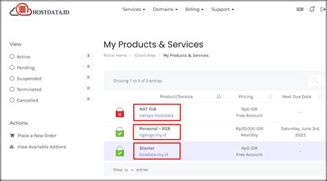 Cara Upgrade Layanan Hosting Dan Layanan VPS HostData Id