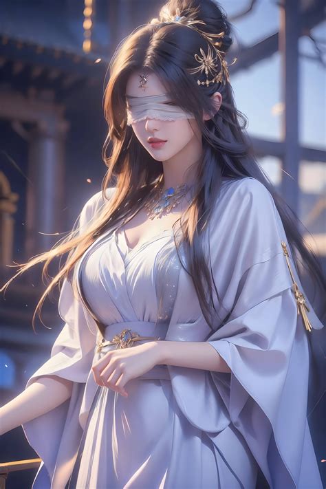 国漫女神ai手机壁纸：你们能看出这是哪个角色呢？高清