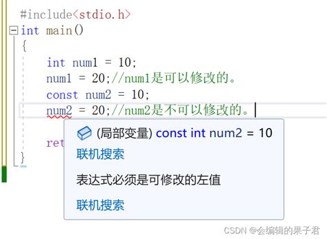 指针变量类型的意义和const的用法 指针的类型有意义吗 csdn博客