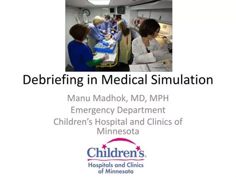 Ppt Debriefing In Medical Simulation Powerpoint Presentation Free Download Id 2488451