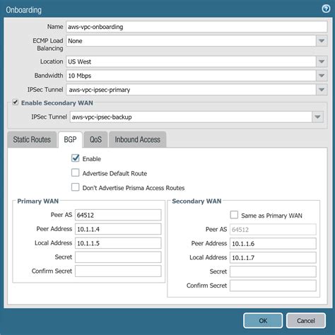 Onboard An AWS Virtual Private Cloud