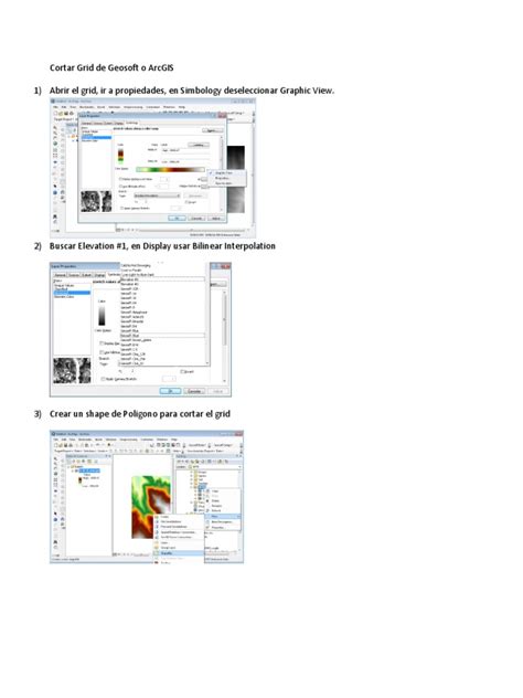 Pdf Cortar Grid De Geosoft O Arcgis Dokumentips