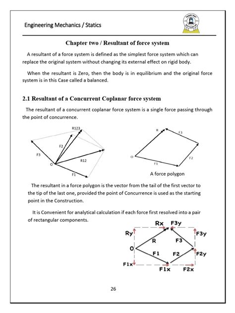 Resultant Forces In Statics Explained Pdf Force Euclidean Vector